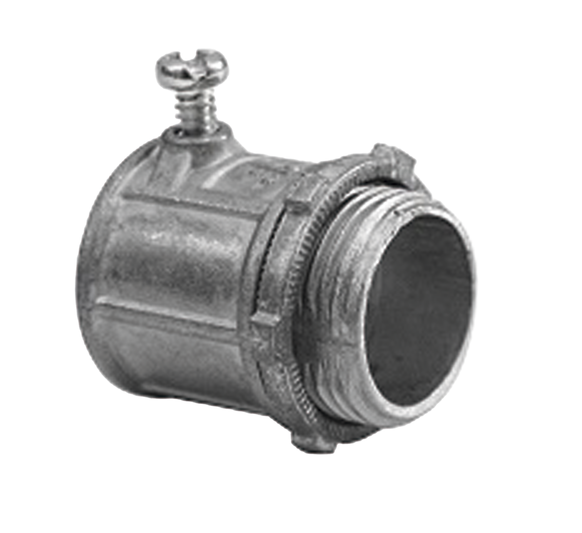 Conector de 1 1/4" para tubo pared delgada con tornillos